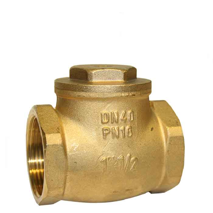 1" Brass Swing Check Valve - Consolidated Pumps Limited